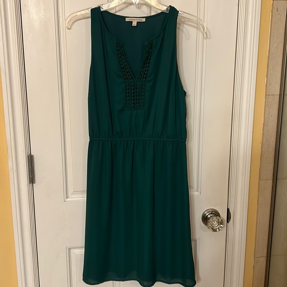 41 Hawthorn | Dresses | 4 Hawthorn Dark Green Tank Sleeveless Dress ...